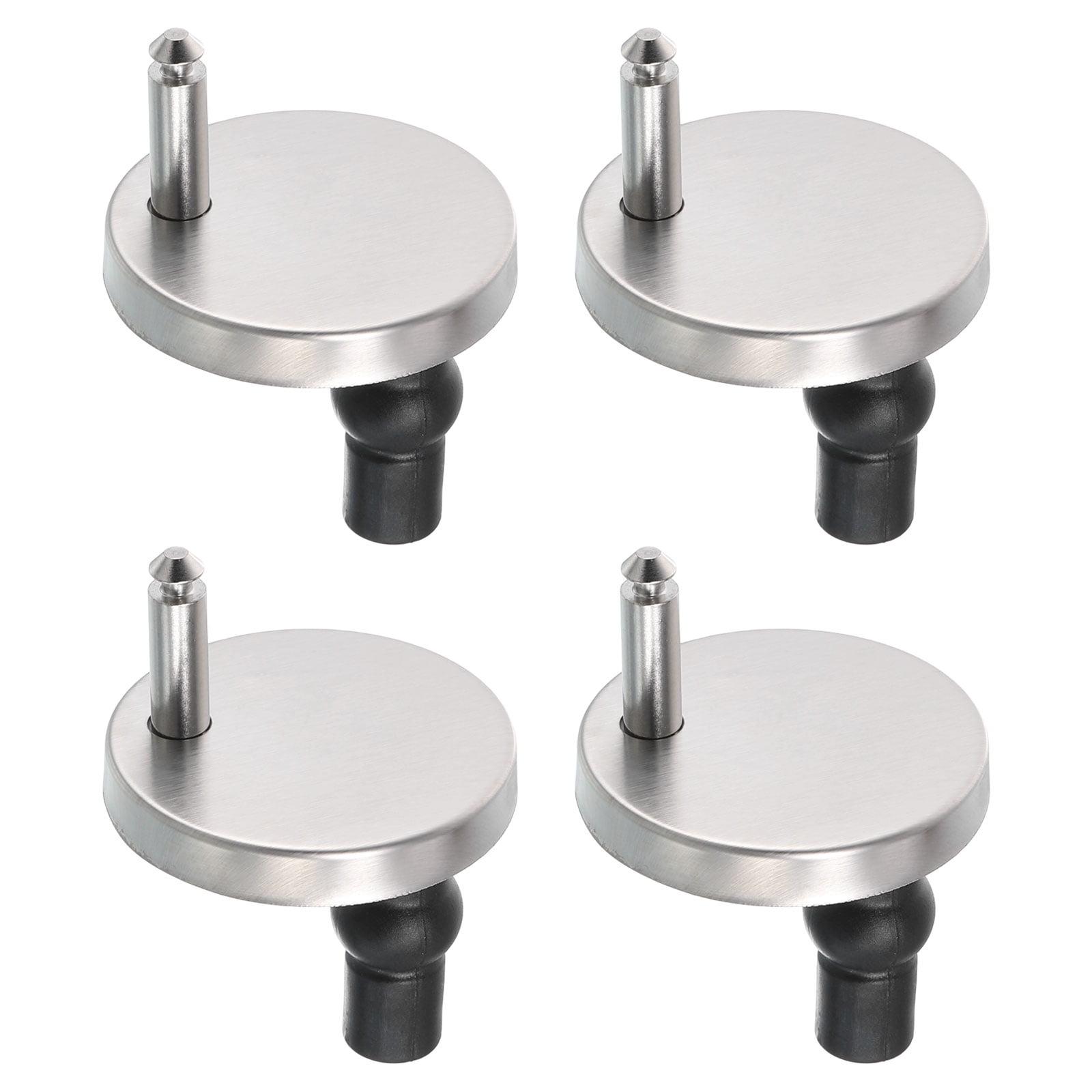 4Pcs Toilet Seat Hinge Fixings, Quick Release Top Fix Nuts Screws Hole ...