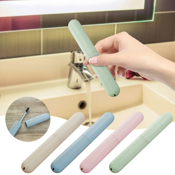4Pcs Toothbrush Case Kadlawus Travel Toothbrush Case, Portable Wash ...