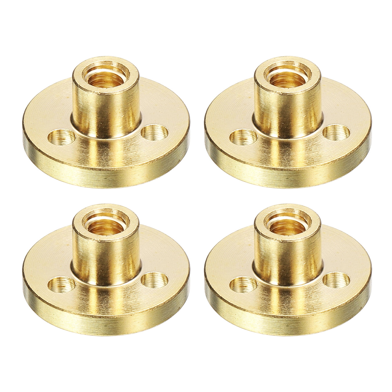 4Pcs Tr5x1 T5 Lead Screw Brass Nut (Acme Thread, Pitch 1mm, Lead 1mm, 1 ...
