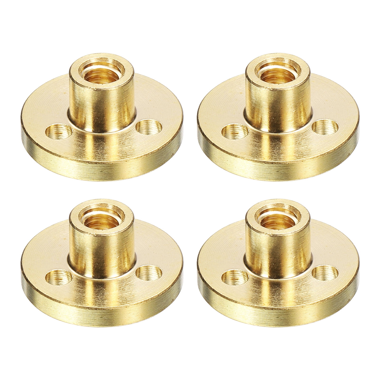 4Pcs Tr5x1 T5 Screw Brass Nut (Acme Thread, Pitch 1mm, 4mm, 4 Starts ...