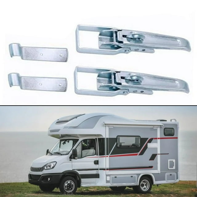4Pcs Trailer Gate Latch Handle Parts, Rv Trailer Lift Gate Latches Door ...