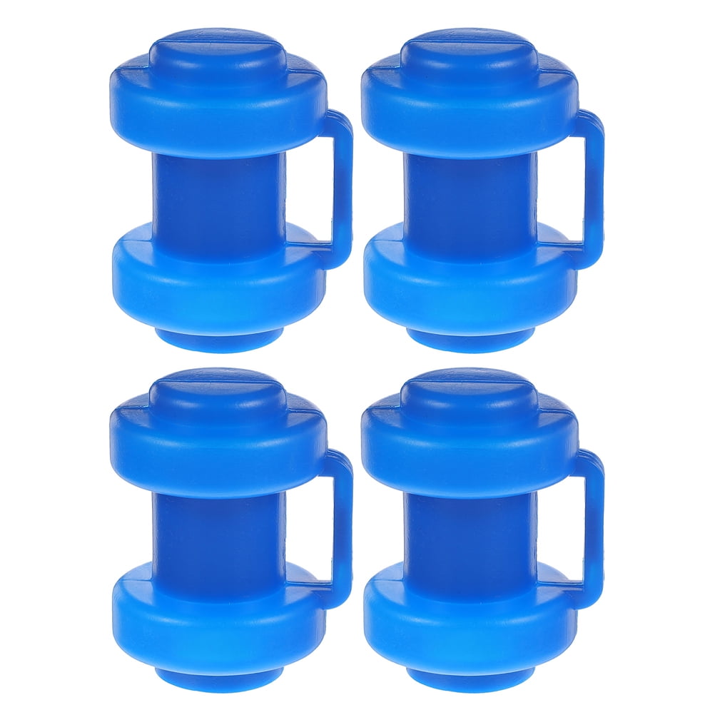 4Pcs Trampoline Enclosure Pole Cap Plastic Trampoline Safety Net Pole ...