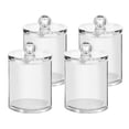 4Pcs Transparent Acrylic Storage Bottle, Multi Function Organizer for ...