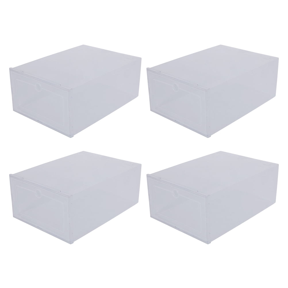 4Pcs Home Use Shoe Storage Boxes PP Material Shoe Holders - Walmart.com