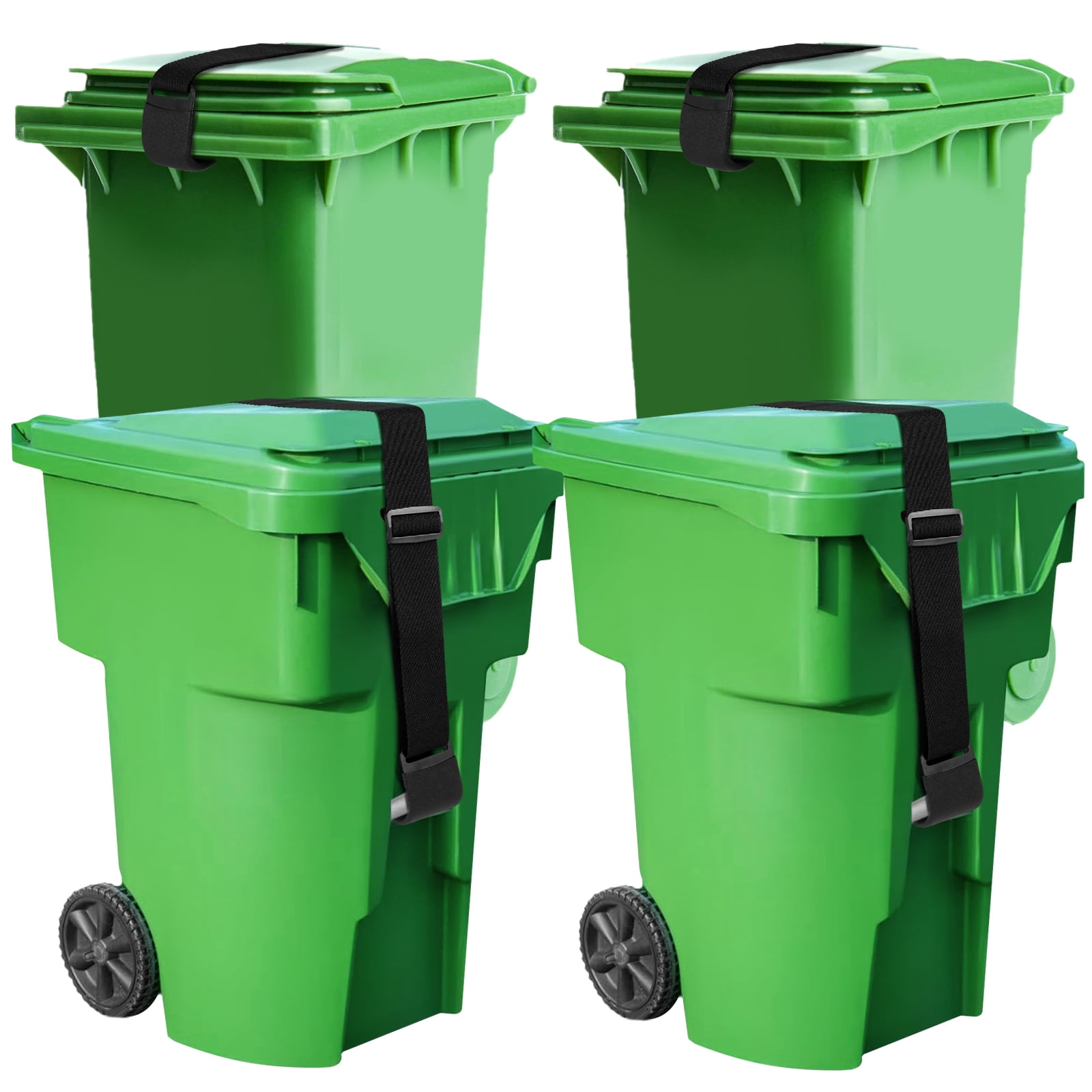 Jetcloudlive Trash Can Lid Lock Wear-Resistance Outdoor Garbage Cans ...