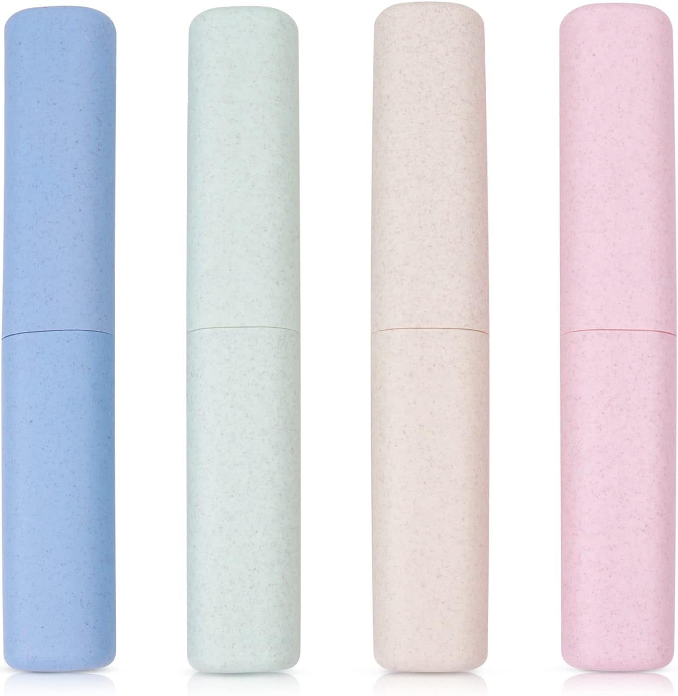 4Pcs Travel Toothbrush Case Portable Toothbrush Carrier Case Plastic ...