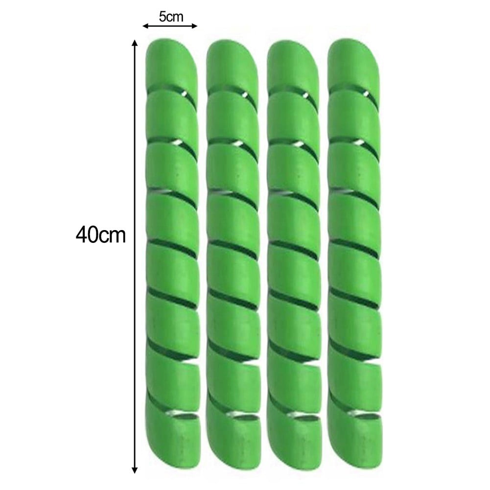 4Pcs Tree Trunk Protect Plastic Spiral-Type Tree Guard 2 Size White ...