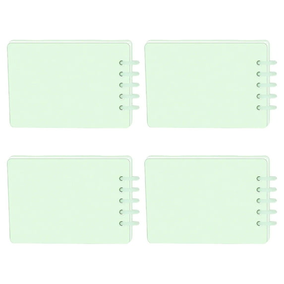 4Pcs Twin Coil Binding Notebook 160 Page Lined Pocket Notepads Small ...