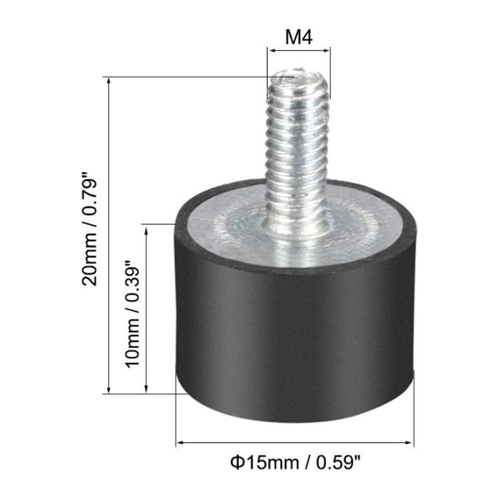 4Pcs Type VE Durable M4 M6 M8 Thread Water Pumps Boat Car Crash Pad ...