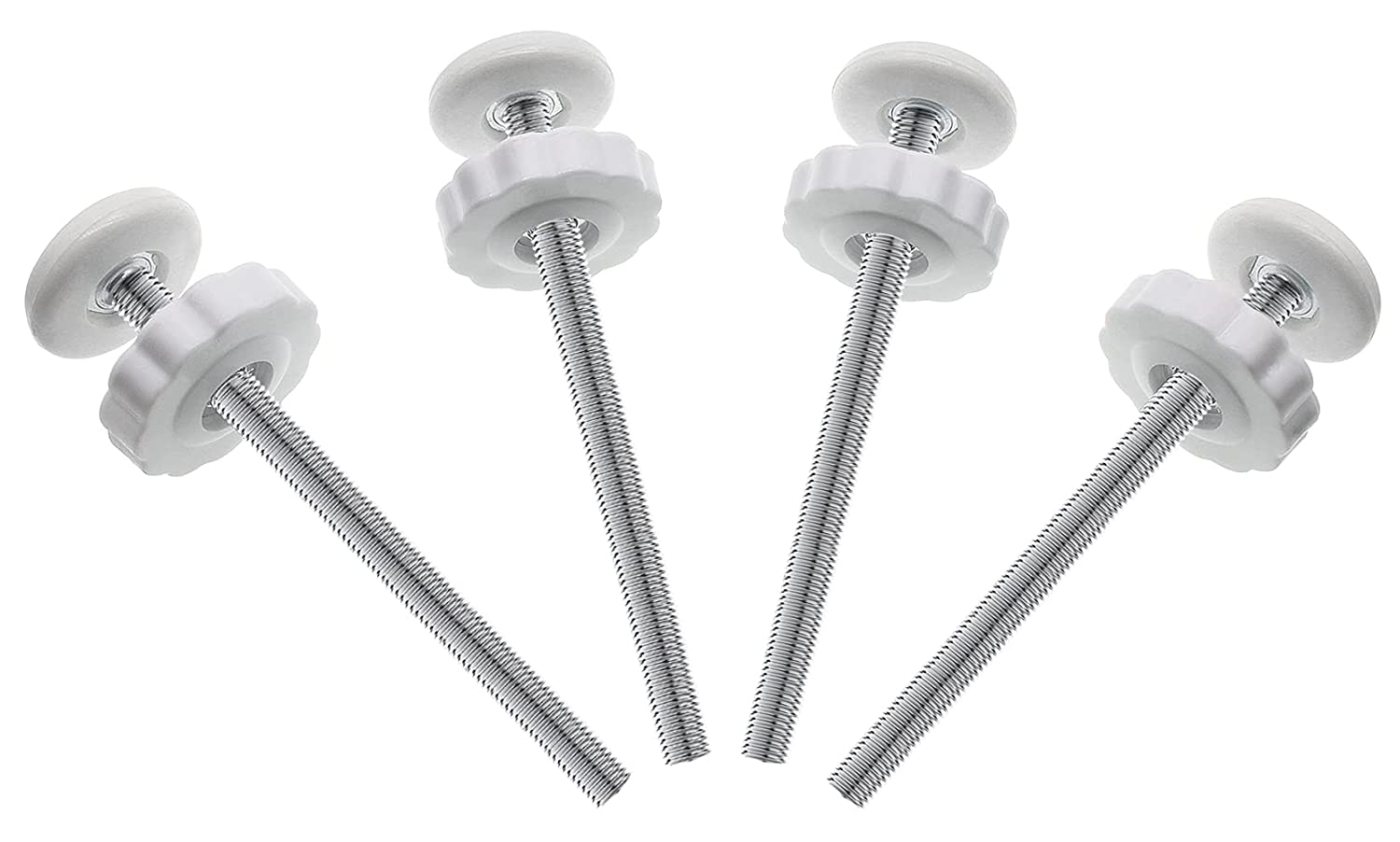 4Pcs Universal Baby Gate Threaded Spindle Rod, M8 (8mm) Replacement ...
