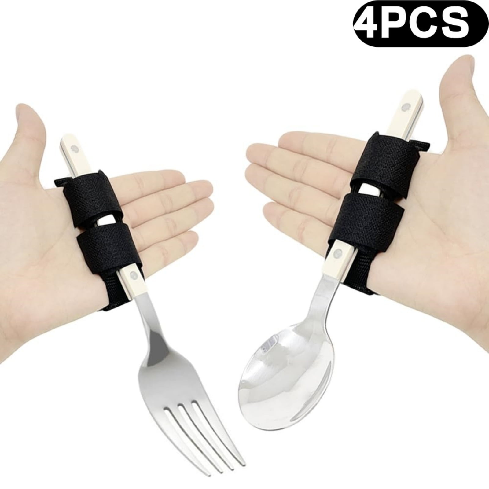 4Pcs Universal Cuff Utensil Adjustable Holder Strap for Hand Grip ...