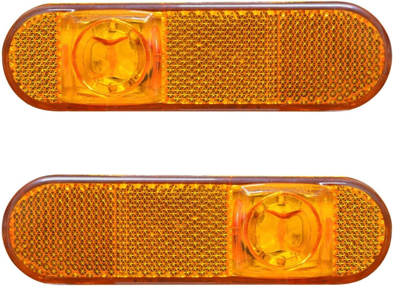 4Pcs Universal Side Marker 2x2 Inch Trailer Rv Marker Led Light Amber ...