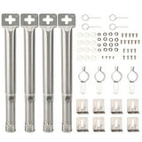 4Pcs Universal Straight Pipe BBQ Grill Tube Burners Stainless Gas Grill ...