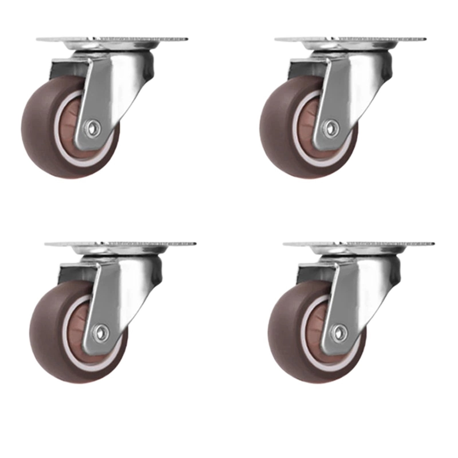 4Pcs Universal Swivel Casters Heavy Duty Furniture Wheel Castor Silent ...