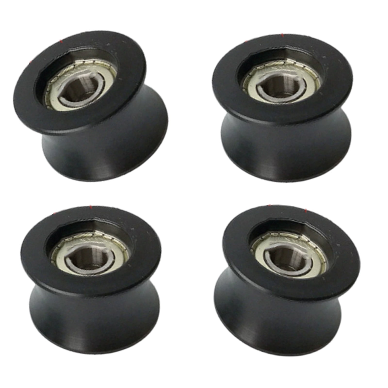 4Pcs Universals Pulley Wheels Smooth Quiet glides Sliding Bearing Wheel ...