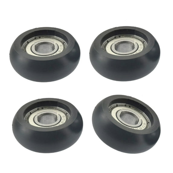 4Pcs Universals Pulley Wheels Smooth Quiet glides Sliding Bearing Wheel ...