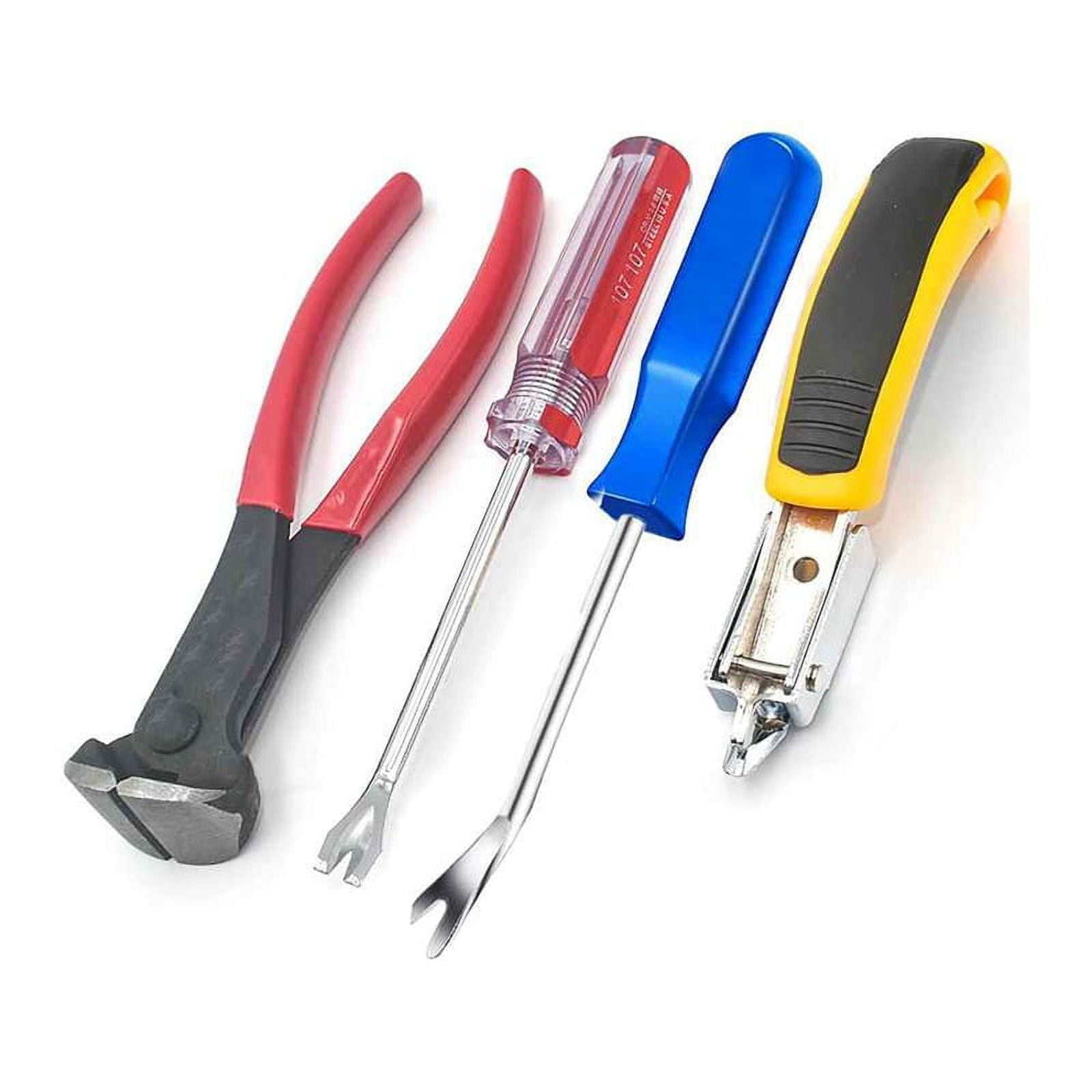 4Pcs Upholstery and Repair Staple Remover Puller Nail Tool Set,for ...