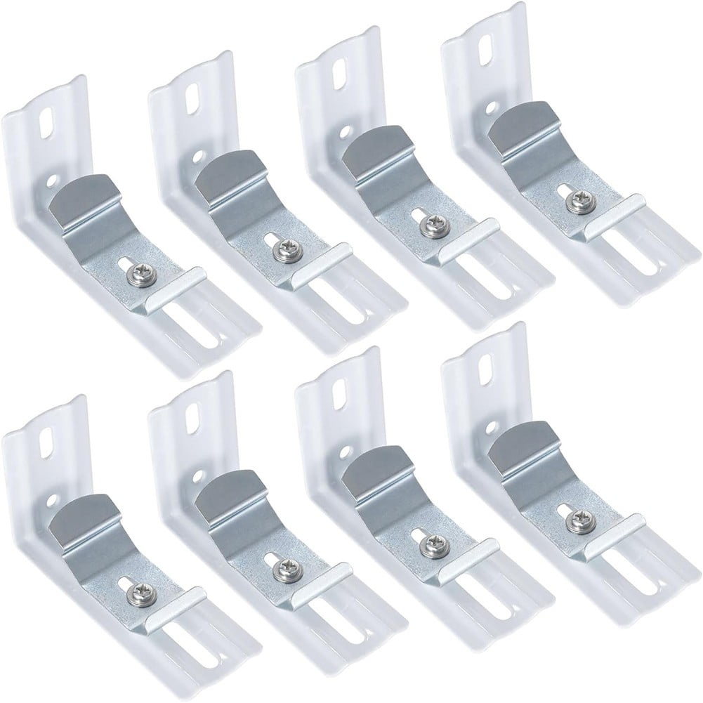 4Pcs Vertical Blind L Bracket Louver Curtain Bracket Clips Shutters ...