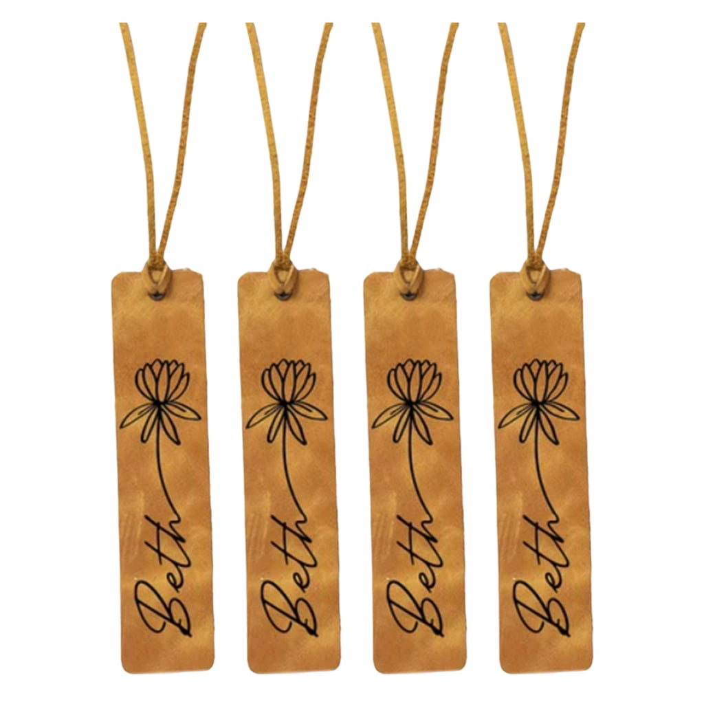 4Pcs Vintage Leather Bookmarks Traditional Tassels Bookmarks Book Page ...