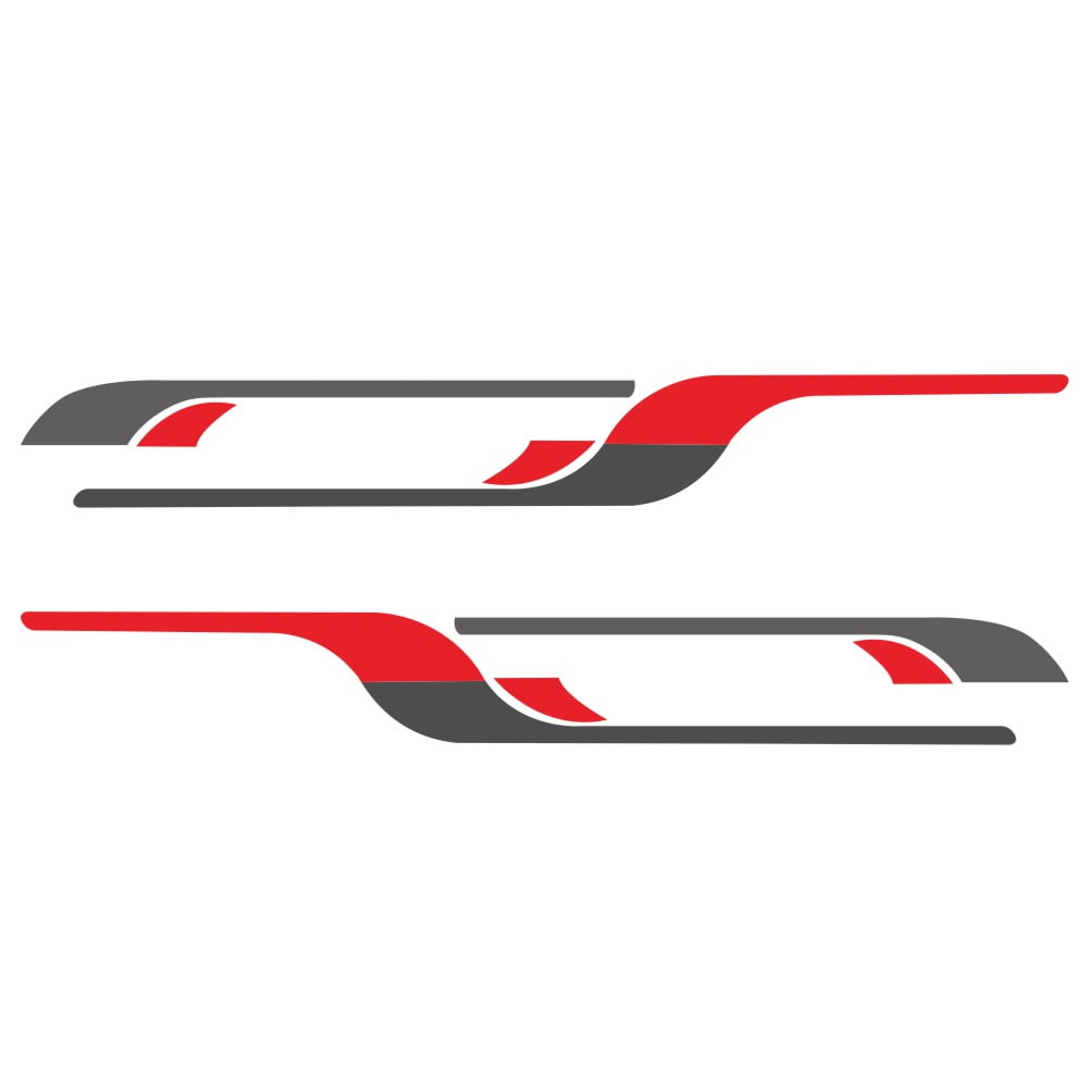 4Pcs Vinyl Graphics Decals Stickers for Ford TRANSIT LWB Caravan ...