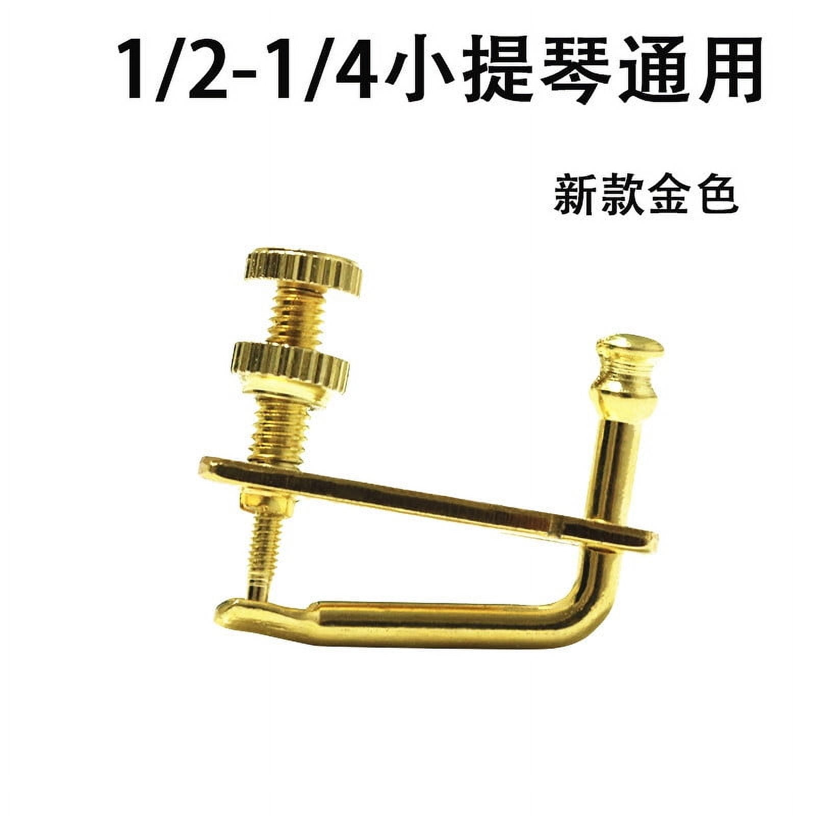4Pcs Violin Fine Tuning Set for 1/2 and 1/4 Violins Metal Adjuster ...