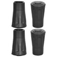 4Pcs Walking Stick Rubber Tips, Replacement Rubber Pole Ends Trekking ...