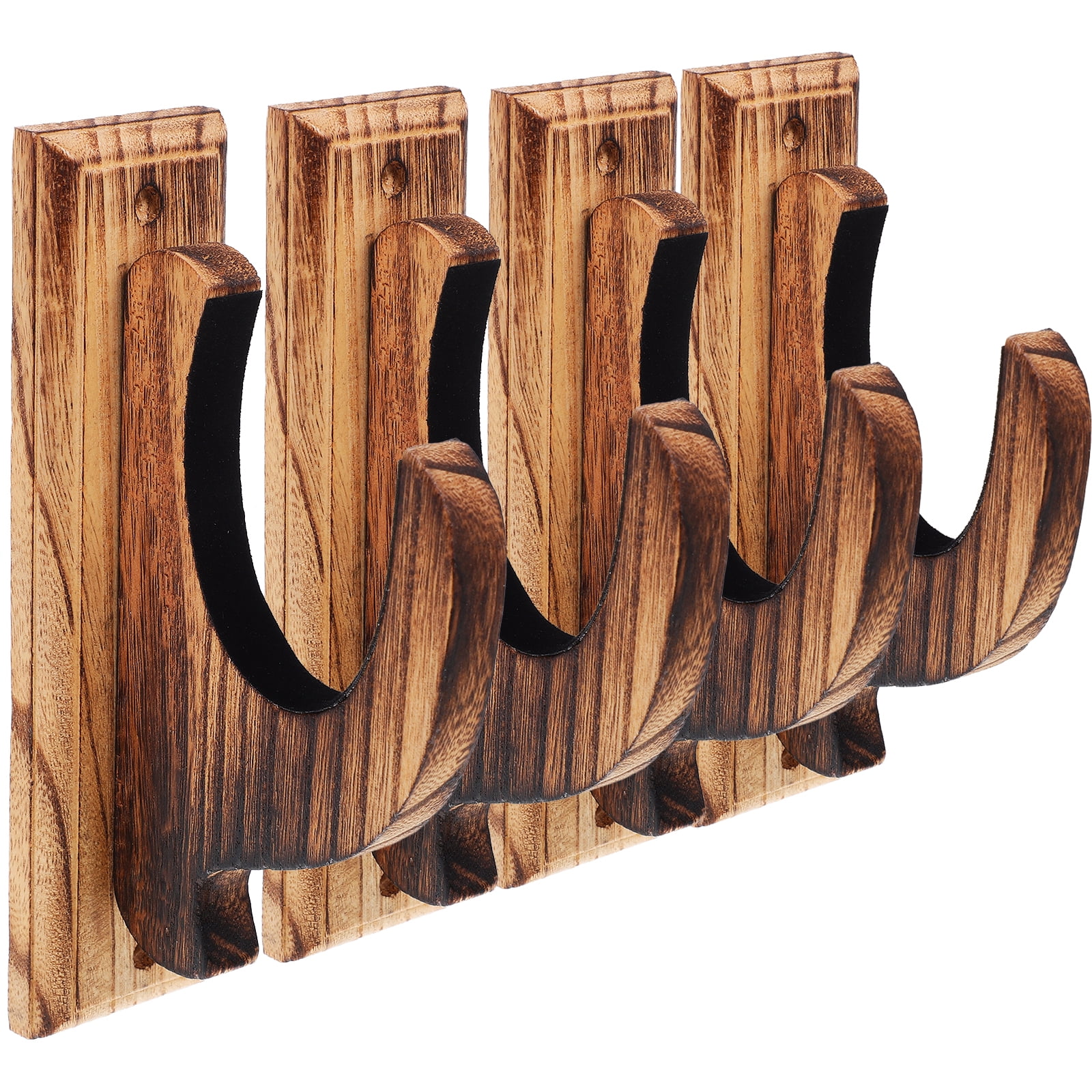 4Pcs Wall Mount Sword Rack Wooden Sword Display Holder Sword Storage ...
