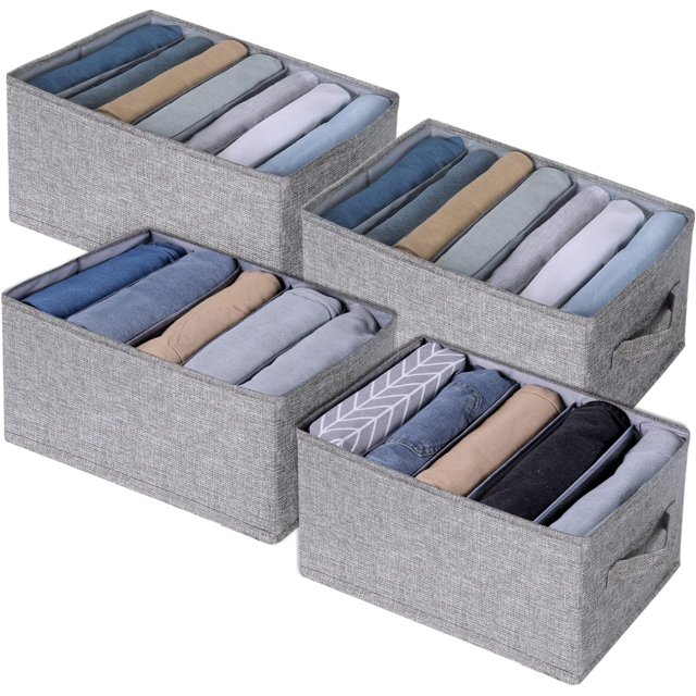 4Pcs Wardrobe Closet Organizers and Storage with Support Board, 2pcs 7 ...