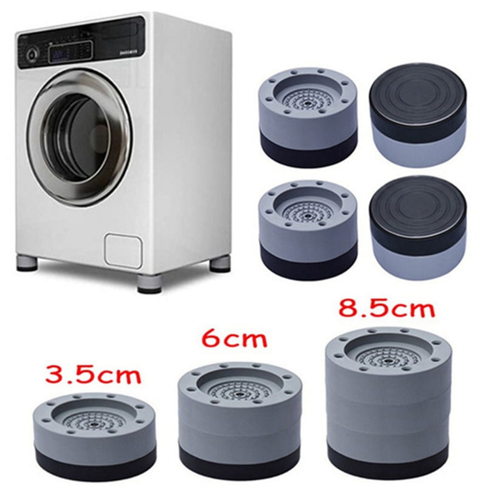 4Pcs Washing Machine Height Increase Pads Anti Pads Silent Skid Raiser ...