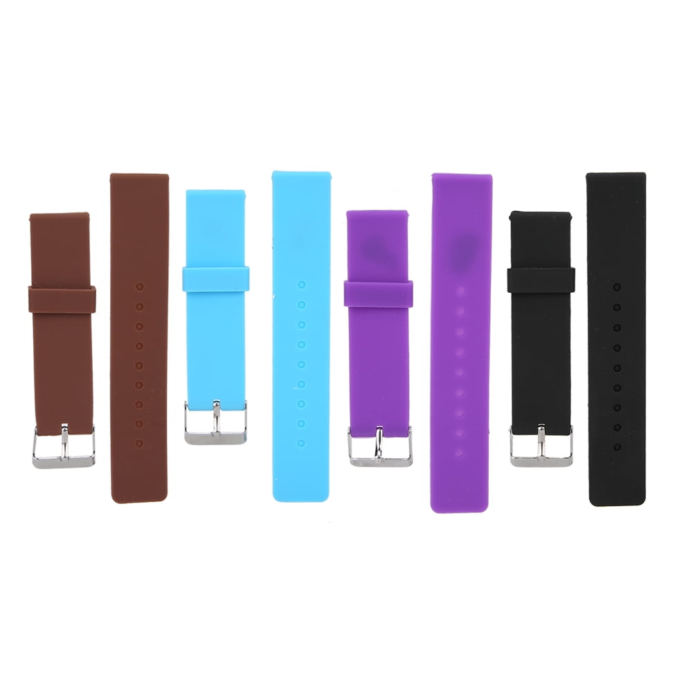 4Pcs Watch Band Men Women Adjustable Waterproof Strap Replacement 20mm ...