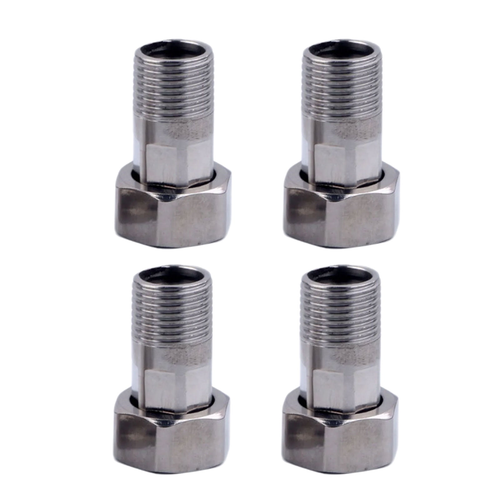 4Pcs Water Meter Pipe Fitting Stainless Steel Water Pipe Reducing Union ...
