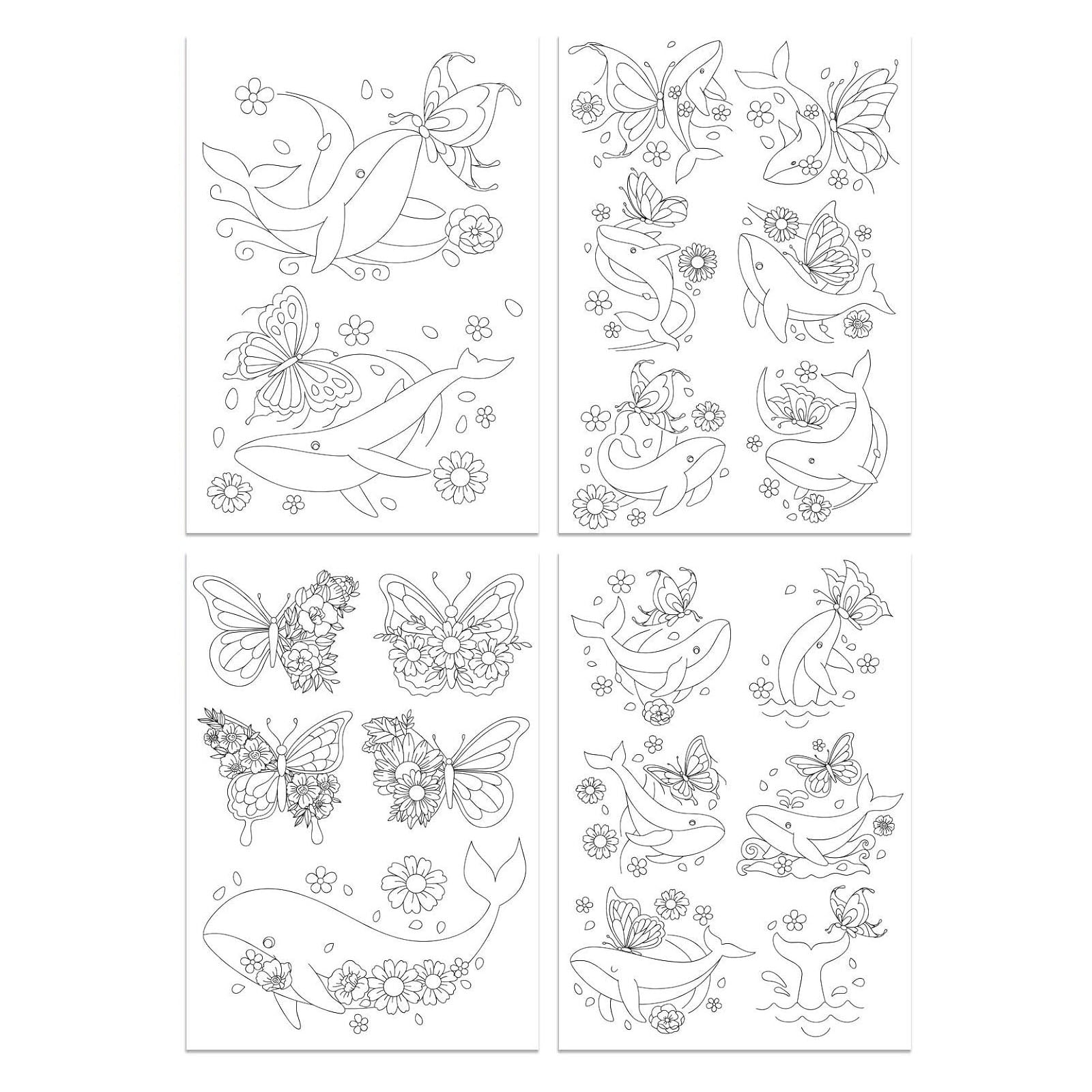 4Pcs Water Soluble Embroidery Stabilizer Paper Adhesive Embroidery ...