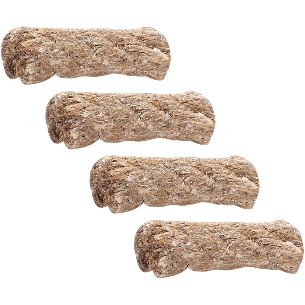 4Pcs Wax Infuse Fire Ropes Fire Starter Ropes Portable Camping Ignite ...