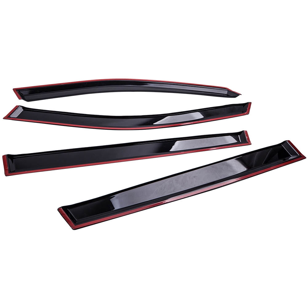 4Pcs Weathershield Window Visor Sun Rain Guard Vent Shade fit for ...