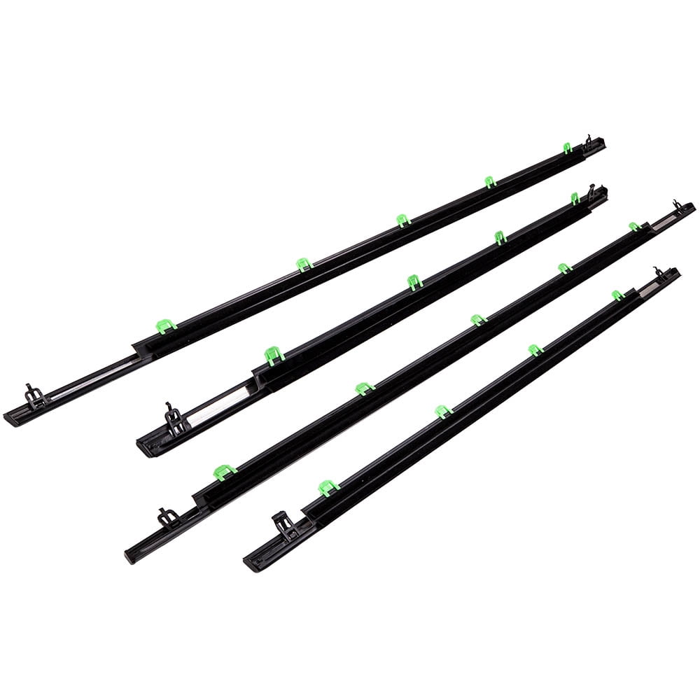 4Pcs Weatherstrip Window Moulding Trim Seal Belt Black fit for Honda CR ...