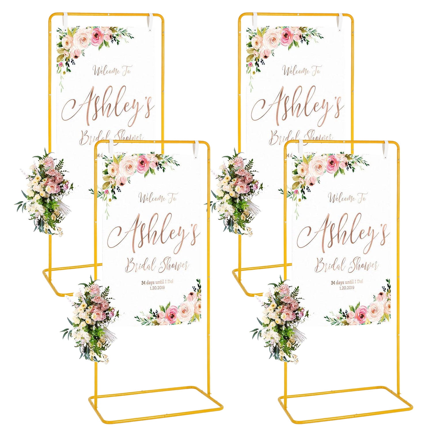 Fullvaseer Wedding Welcome Sign Stand ,Adjustable Wedding Sign Holder ...