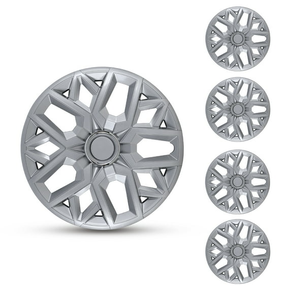 4Pcs Wheel Rims Cover,15 inch Universal Hubcap for Steel Wheel Rims ...