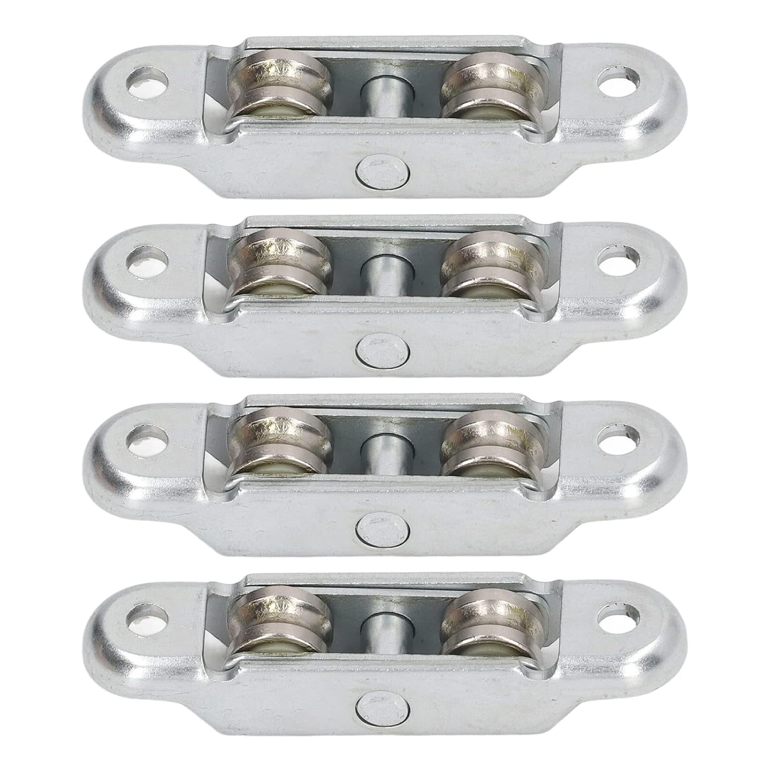4Pcs Wheel Roller Pulley with Slot, Slot Roller Pulley Sliding Door ...