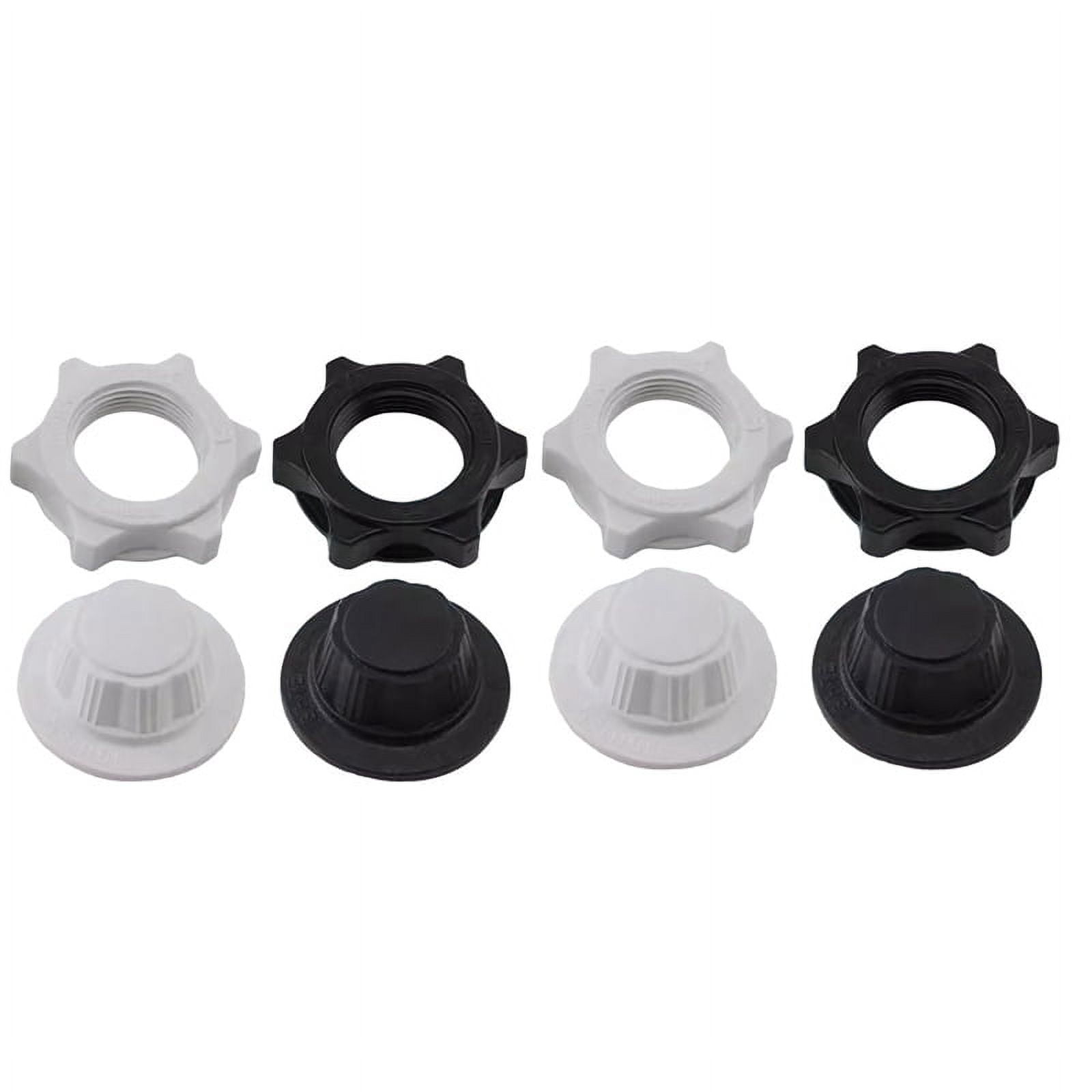 4Pcs White/Black Nut Floor Fan Base Fixing ABS Texture Fasteners ...
