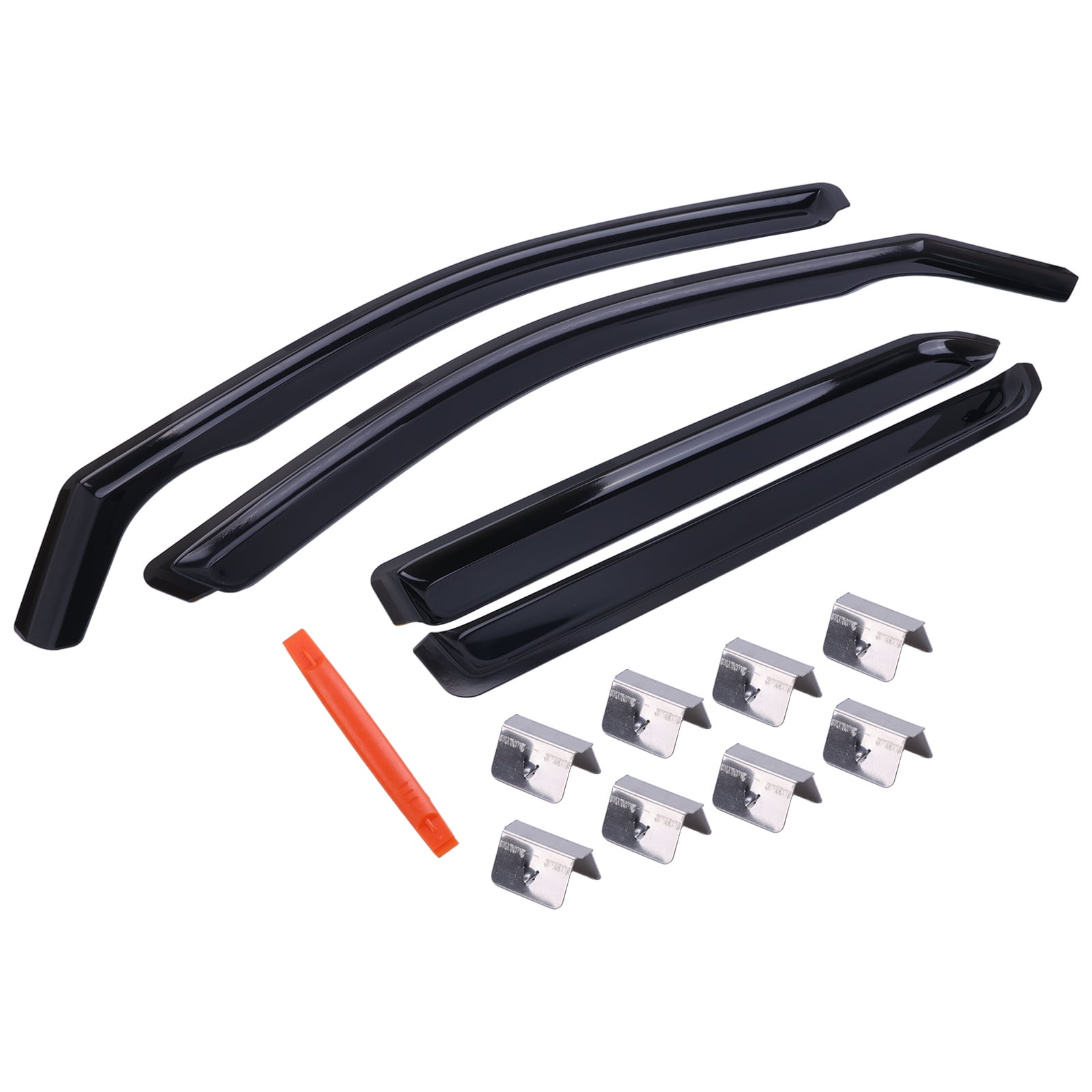 4Pcs Wind Deflectors Window Vent Visors Rain Guard Compatible for Dodge ...
