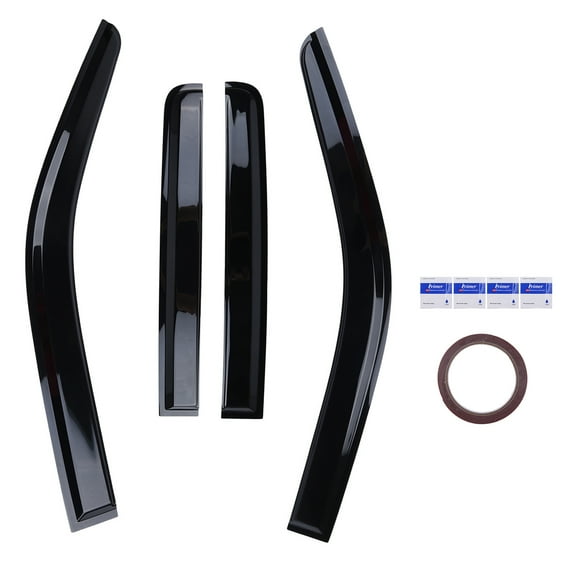 4Pcs Wind Deflectors Window Vent Visors Rain Guard Compatible for ...