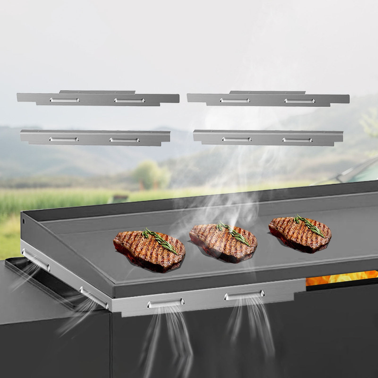 4Pcs Wind Guards for Blackstone Griddle Magnetic Wind Deflector for ...