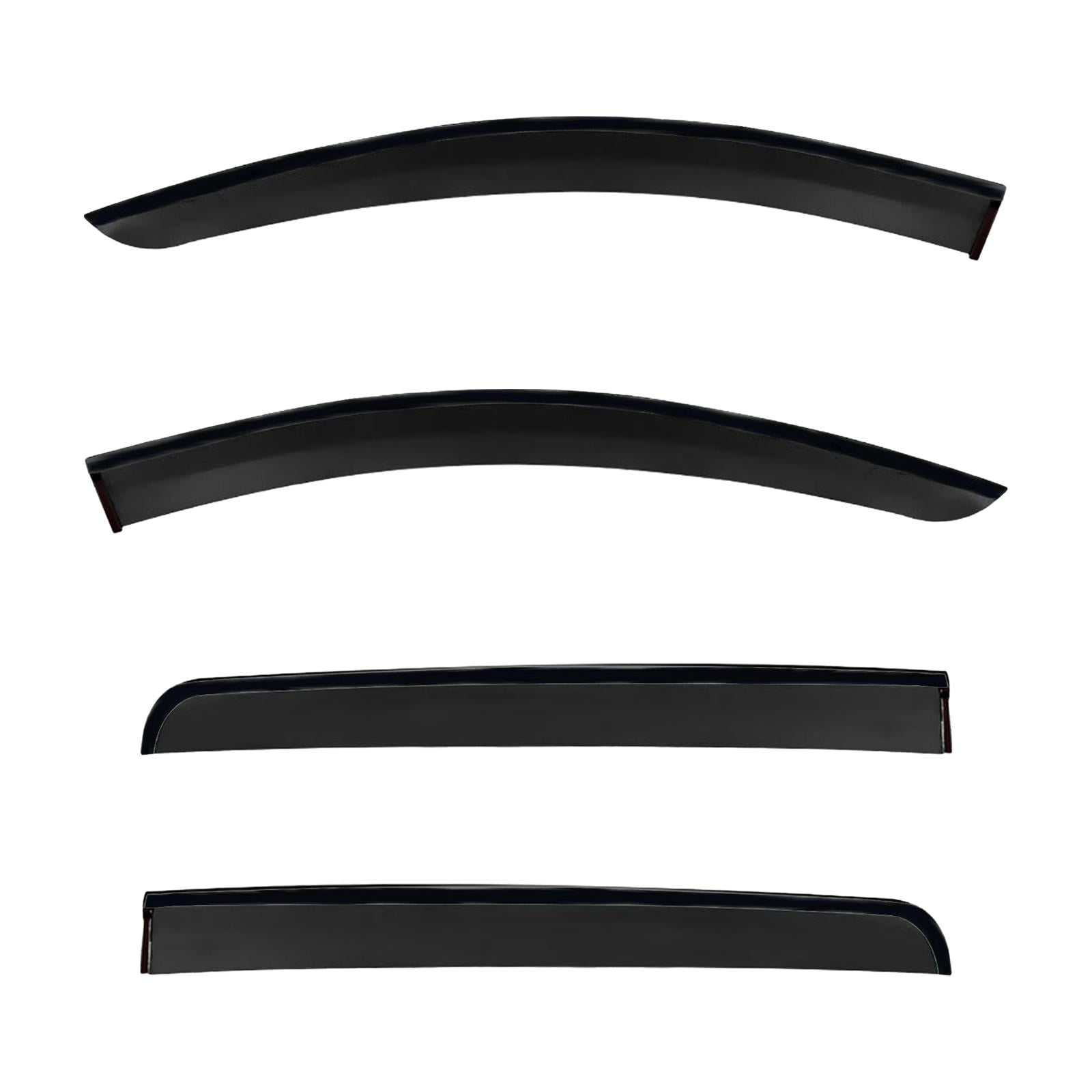 4Pcs Window Deflectors Window Visors Rain Guards Professional Outside ...