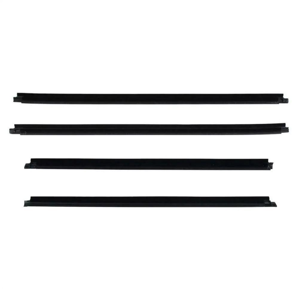 4Pcs Window Outer Weatherstrip Side Door Moulding Trim Seal For Toyota ...