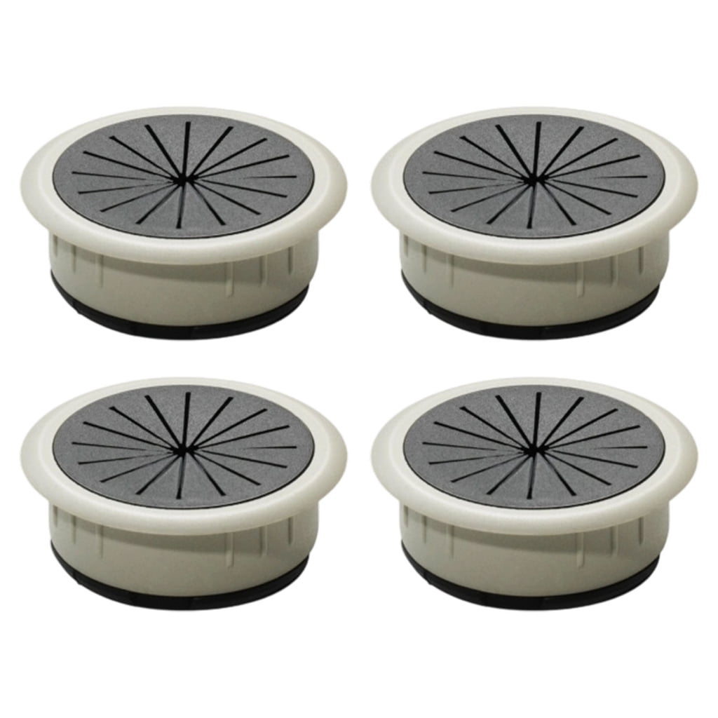 4Pcs Wire Hole Covers Grommet Computer Desk Cable Hole Cover Cap Plug ...