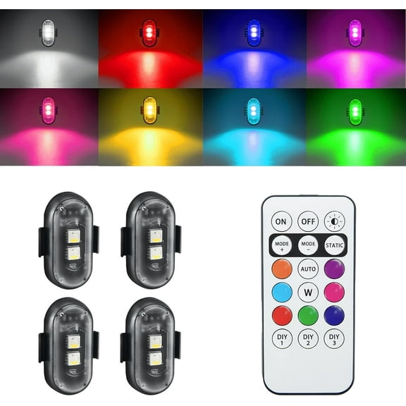 Qonioi Motion Activated LED Wheel Lights, Induction Vibration Tire Core ...