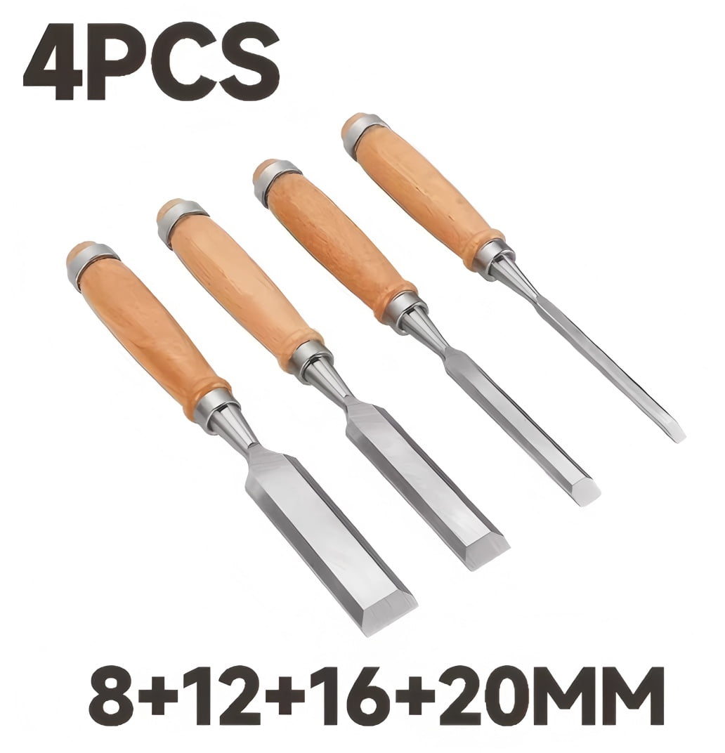 4Pcs Wood Carving Chisels Set Professional for Woodworking - 8/12/16 ...