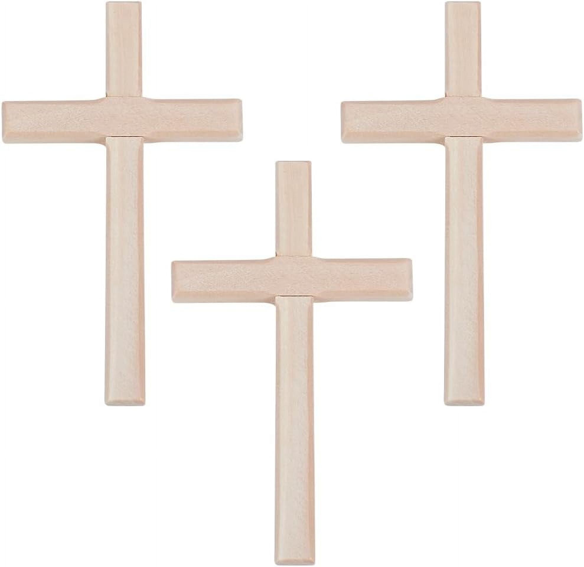 4Pcs Wooden Cross Wall Decoration Hand Prayer Holding Cross Religion ...