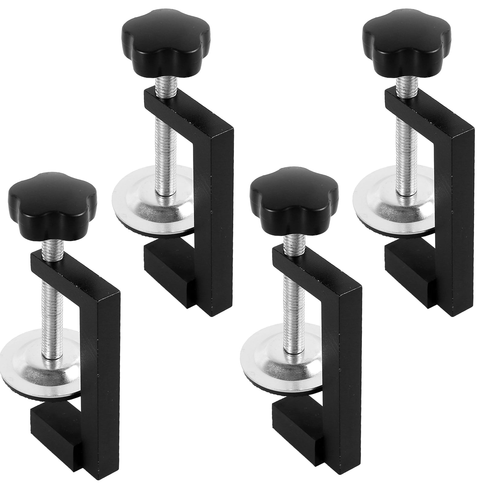 4Pcs Woodworking G Clamp Adjustable Table F Clamp Portable Wood Fixing ...
