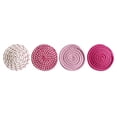 4Pcs Woven Coaster Set, Absorbent Drink Mat for Tabletop Protection and ...